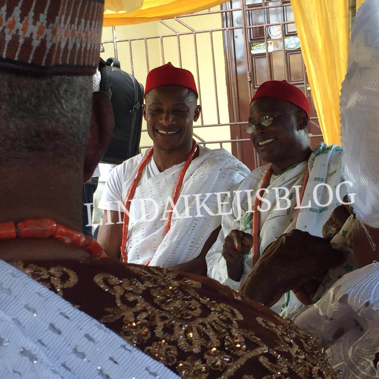 Super Eagles striker Joseph Akpala weds his heartthrob Nancy in Warri ...
