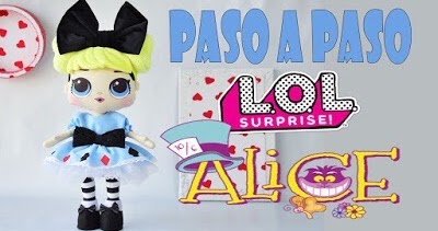 Boneca lol surpresa Alice no pais das maravilhas - Ver e Fazer