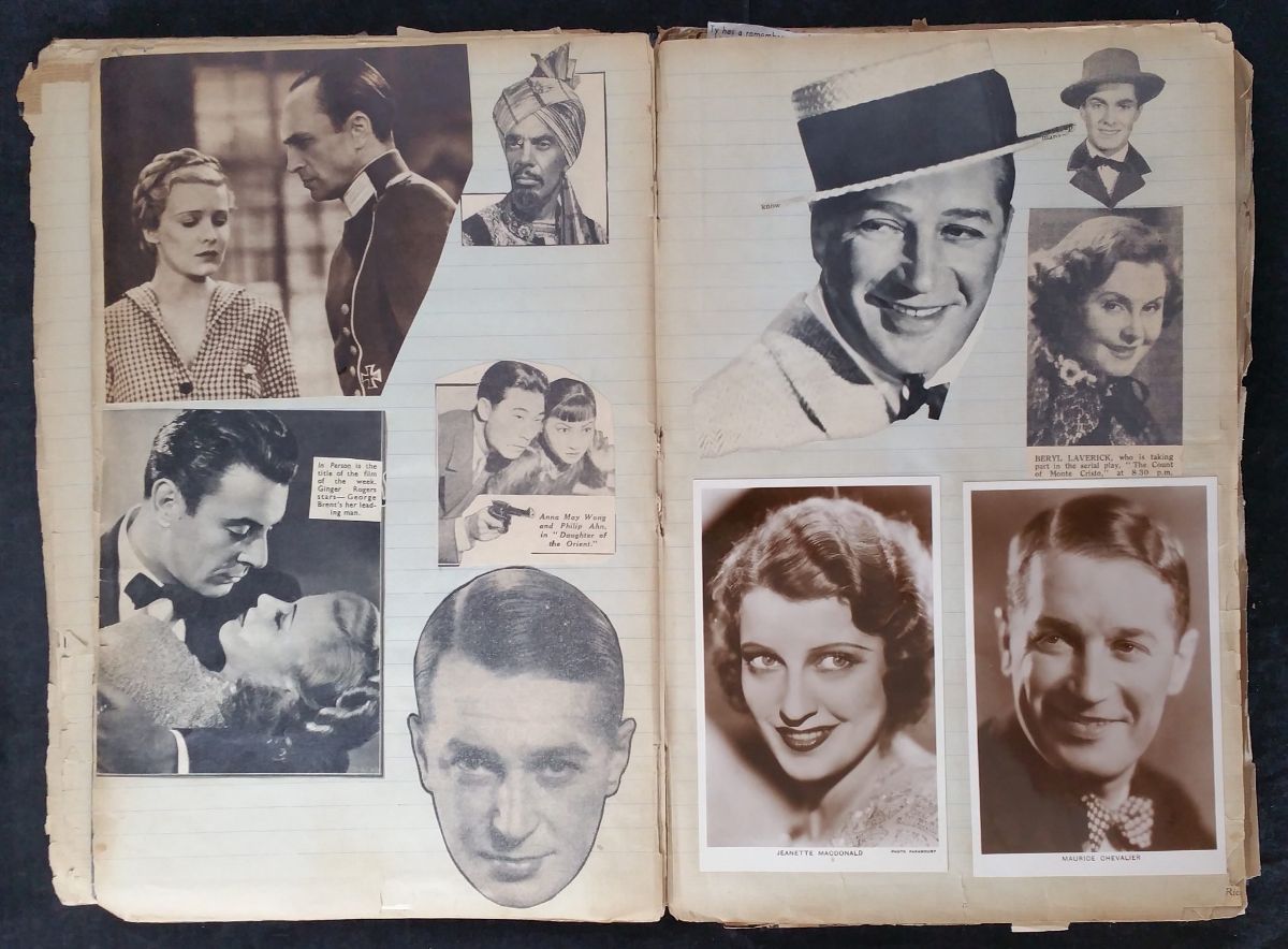 A Wonderful Hollywood Movie Star Scrapbook From the 1930s and 1940s ...