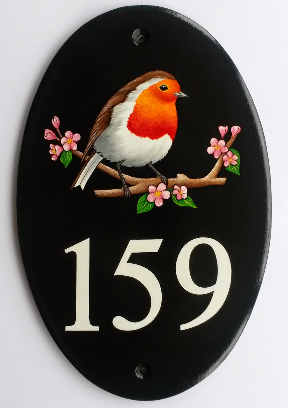 Hand Painted House Signs by Ceramic Art: House Signs and House Plaques ...
