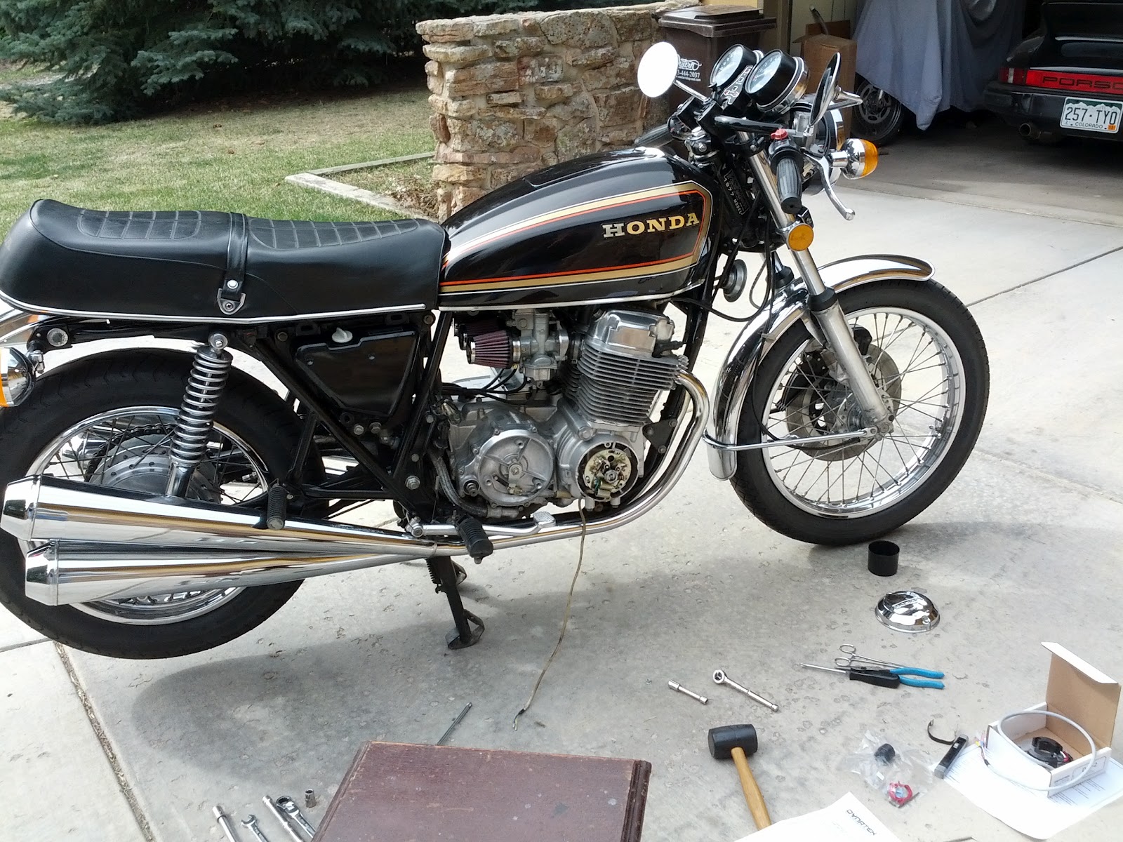 '77 HONDA CB750: Dynatek