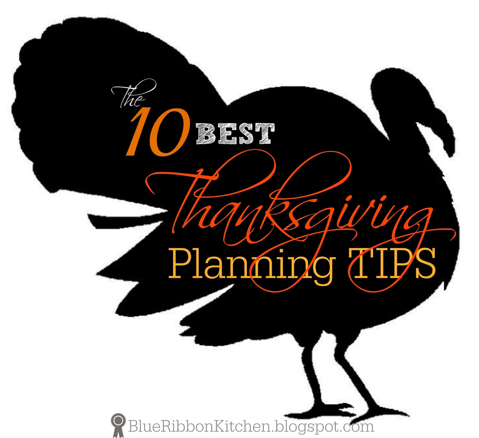 Blue Ribbon Kitchen: THE 10 BEST ~THANKSGIVING ~PLANNING ~TIPS