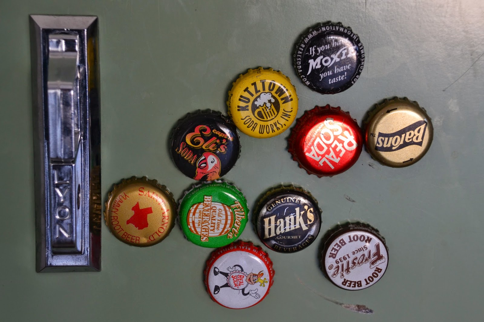 Lockers and Bottle Cap Magnets
