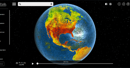 Maps Mania: The 3D Weather Globe