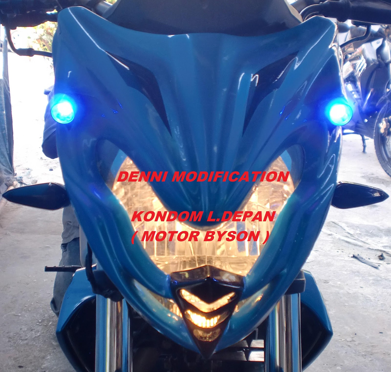 DENNI MODIFICATION: ALAT VARIASI = KONDOM LAMPU DEPAN ( MOTOR BYSON ...