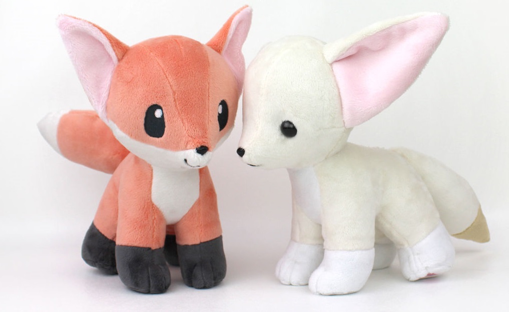 Raposa Baby de Pelucia - Ver e Fazer