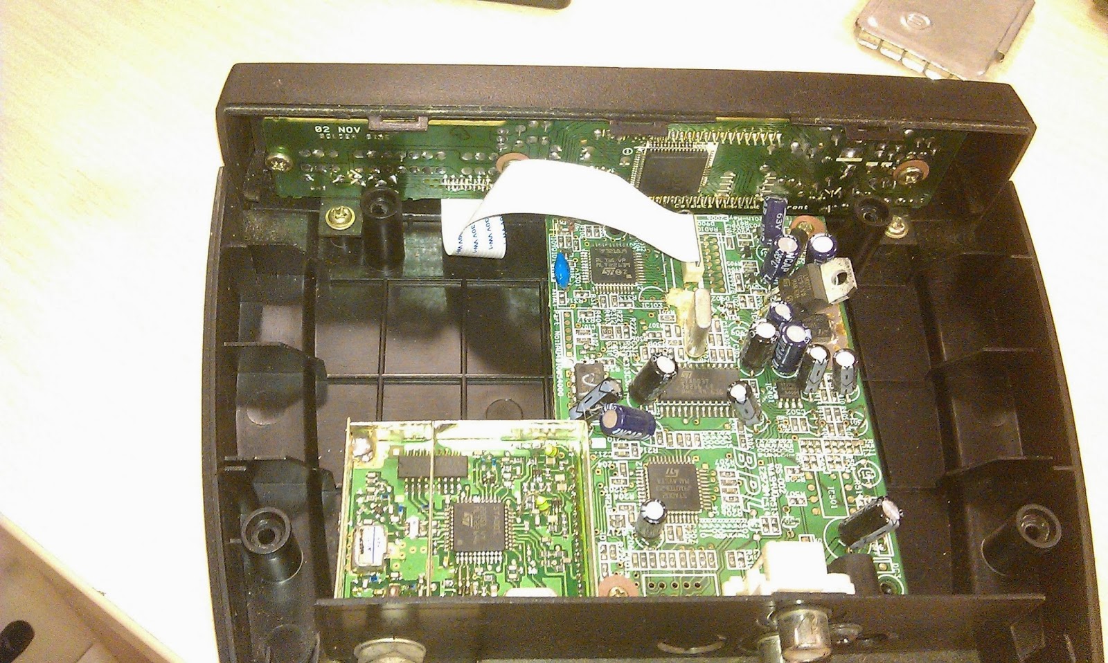 Inside a WorldSpace satellite radio receiver