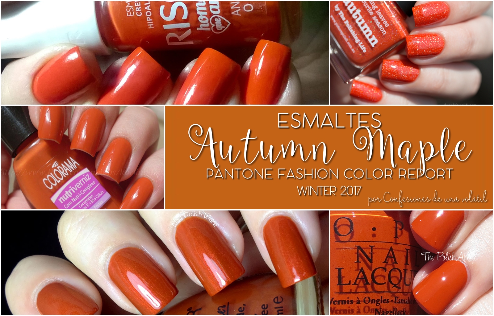 Pantone Fashion Color Report Winter 2017: Autumn Maple - Confesiones de ...