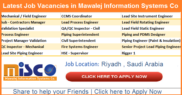 JOB VACANCIES: RIYADH, SAUDI ARABIA JOB VACANCIES