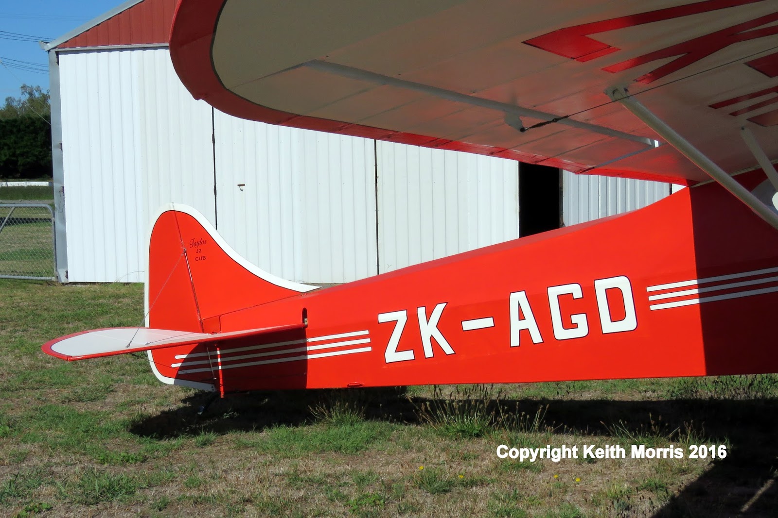 NZ Civil Aircraft: Taylor J2 Cub ZK-AGD Restoration at Hastings 20-2-2016