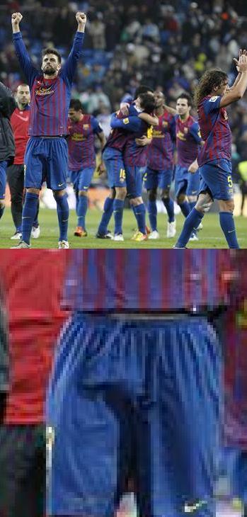El piquetón de Piqué durante el clásico Barcelona Madrid FOTO ...