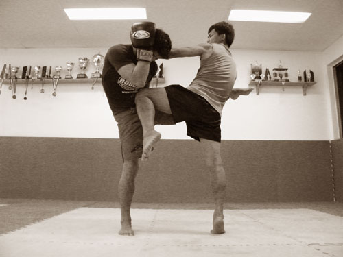 The Diagonal Knee Kick ~ muay thai - muay thai workout