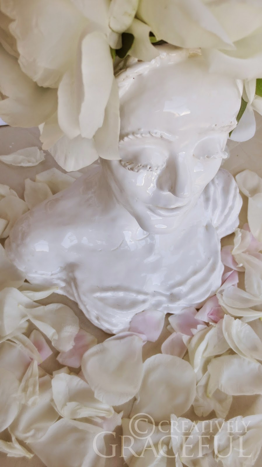 Creatively Graceful: Flower Crown Bust Vase