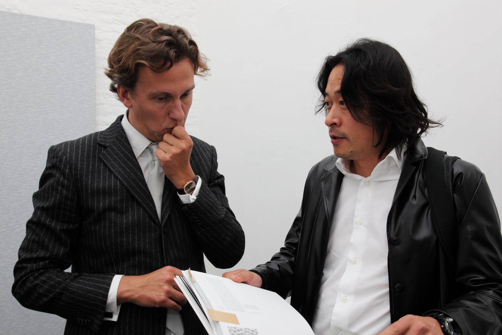 AXELVERVOORDTGALLERY: Opening of the Roman Opalka exhibition at the ...