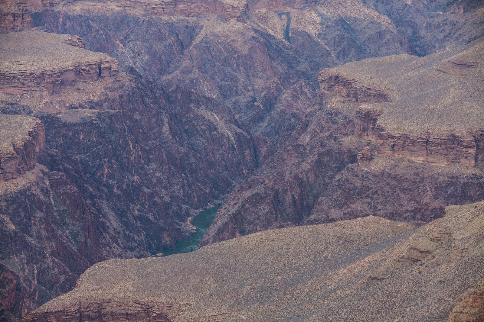 Walking Arizona: View of the Inner Gorge of the Grand Canyon