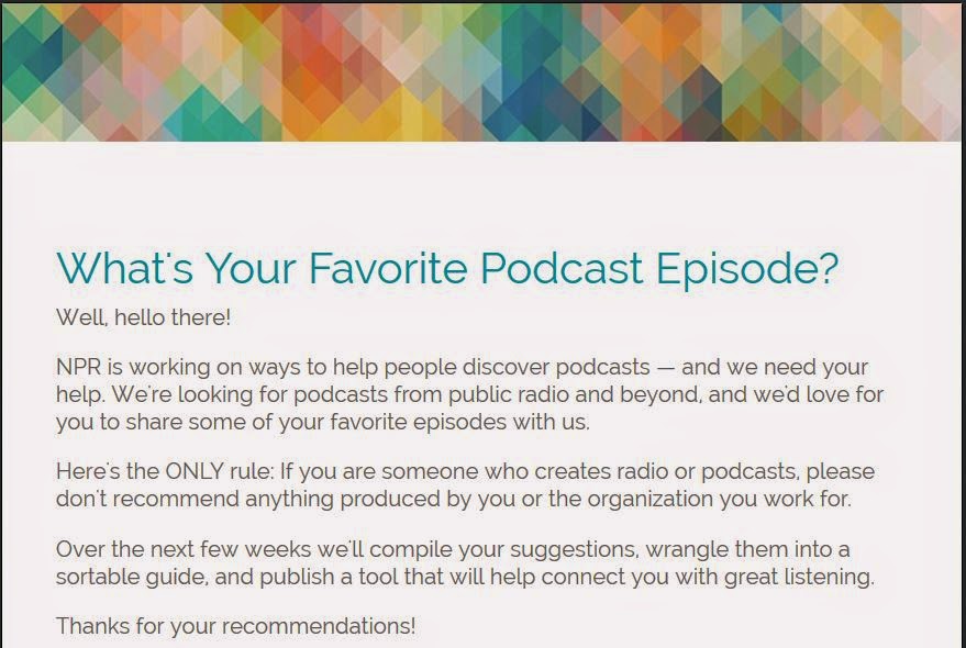 Tell NPR: What's Your Favorite Podcast Episode?