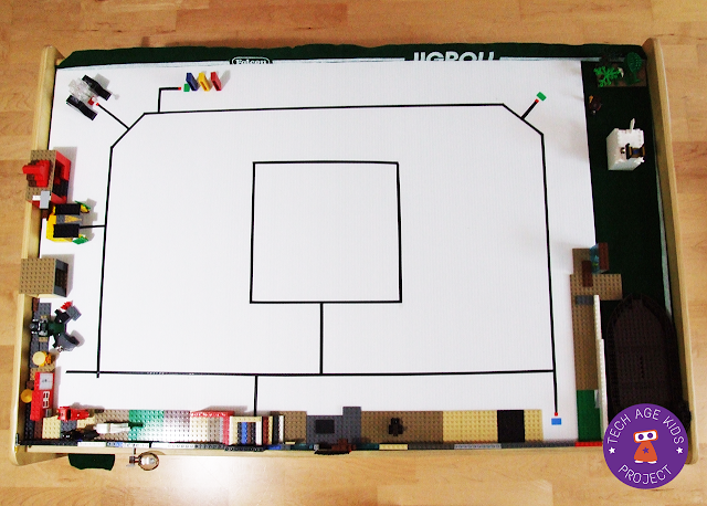 OzoBot Board with Stickers, Grid Tape and Corrugated Plastic | Tech Age ...