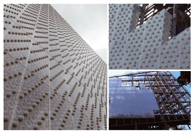 ecococos: sistema constructivo con botellas recicladas: Polli-bricks