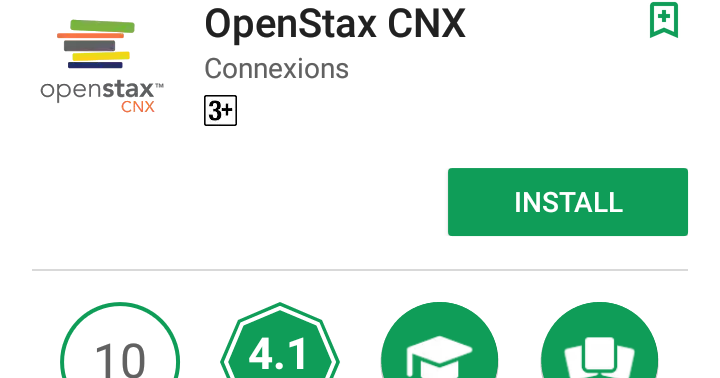 OpenStax CNX Android app for smartphones
