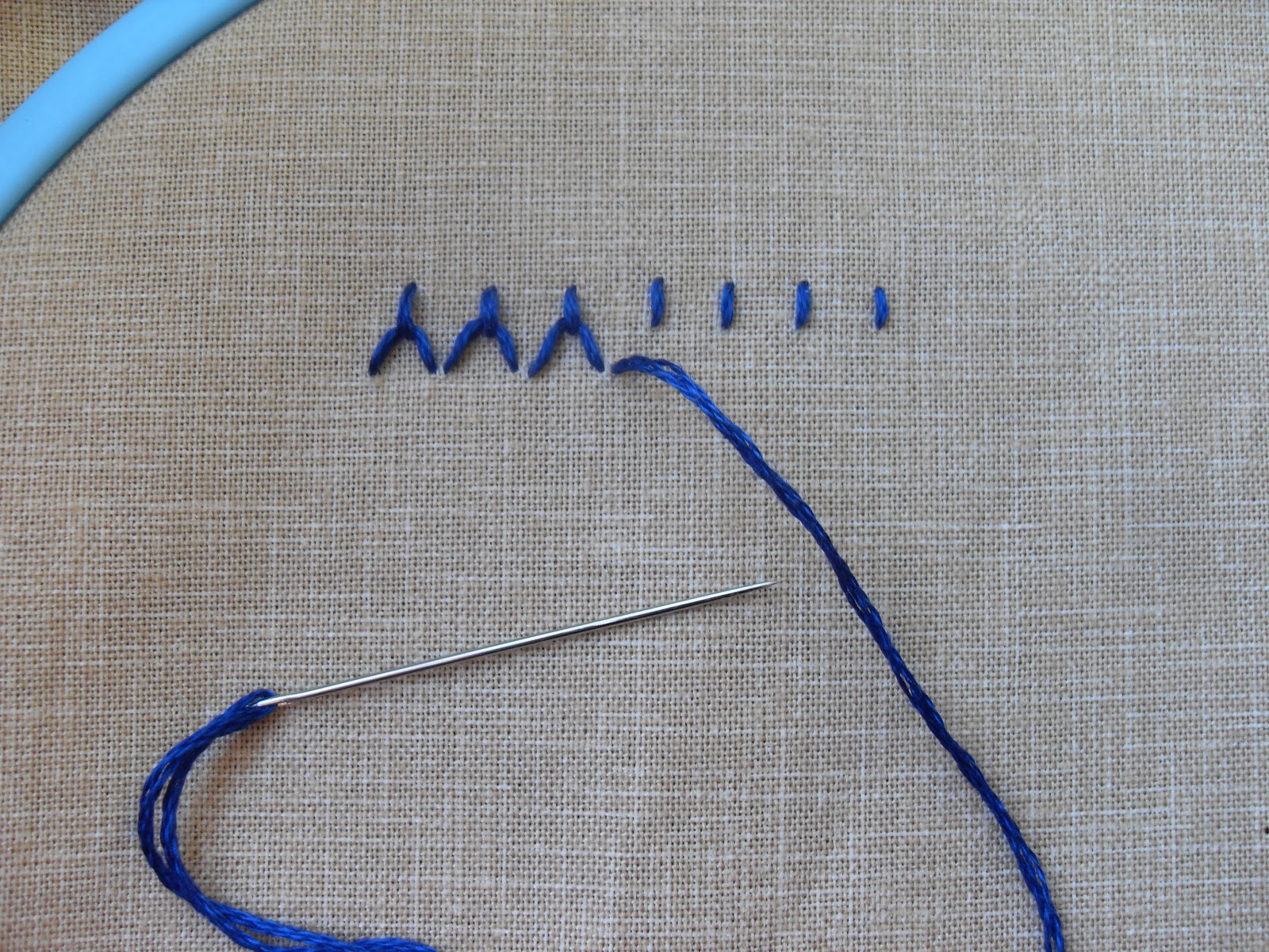 &Stitches: How to: the Open Wave Stitch