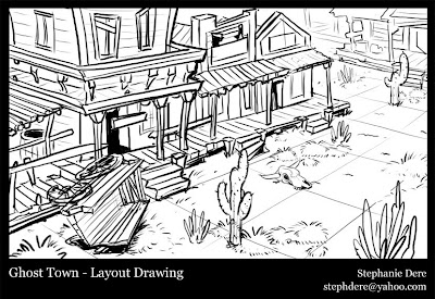 Steph Dere Art Blog: Ghost Town