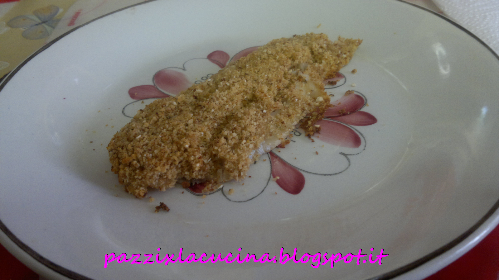 Pazzi per la cucina: Merluzzo panato al "Riso su Riso Galbusera"