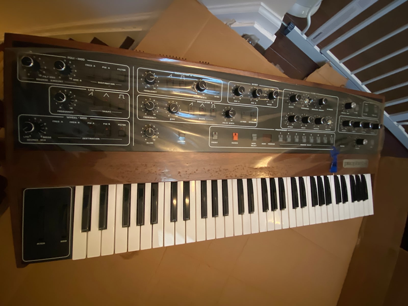 MATRIXSYNTH: 1980 Sequential Circuits Prophet 5 Rev 2 SN 6364