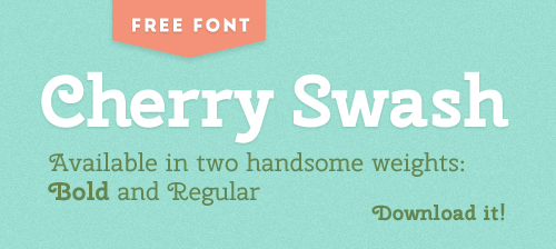 Free font: Cherry Swash | How About Orange