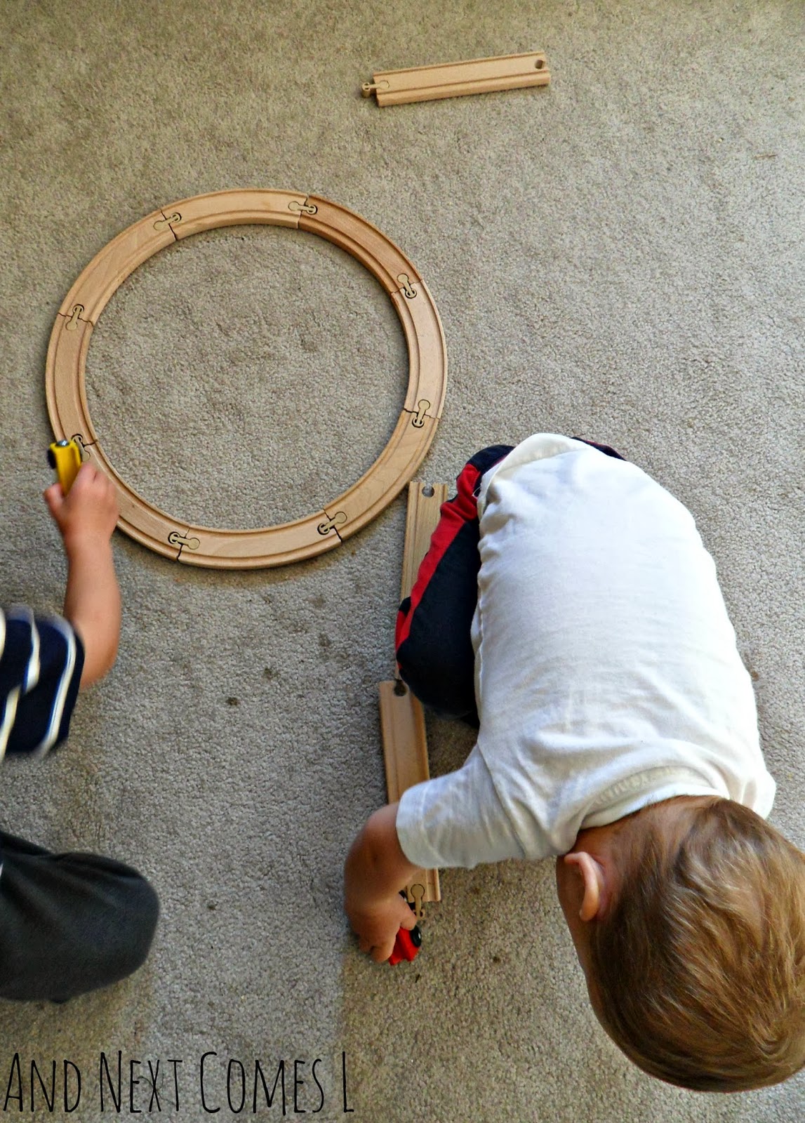 Learning Numbers With Wooden Train Tracks | And Next Comes L ...
