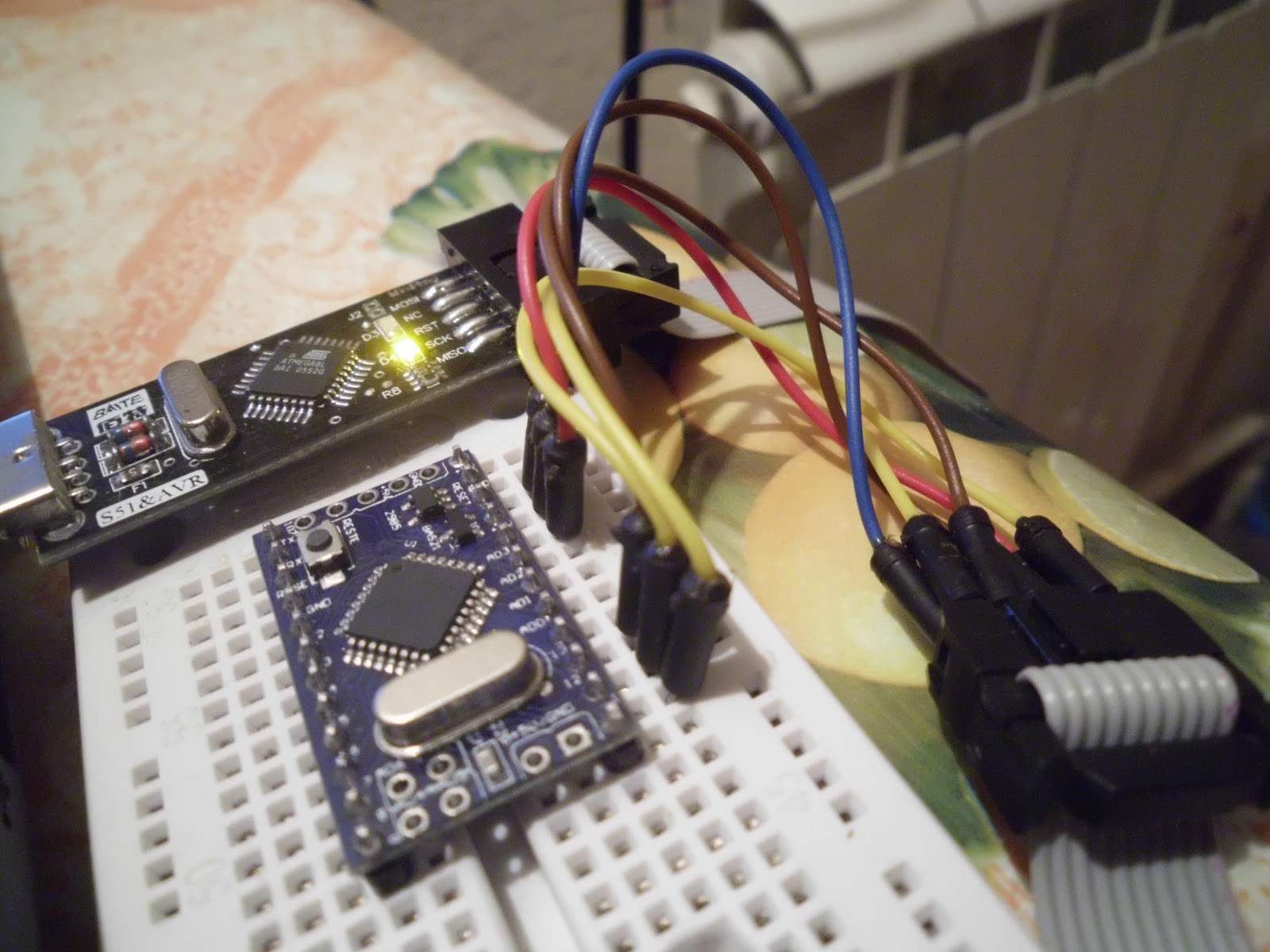 Программируем Arduino Pro mini через USBasp — FLProg