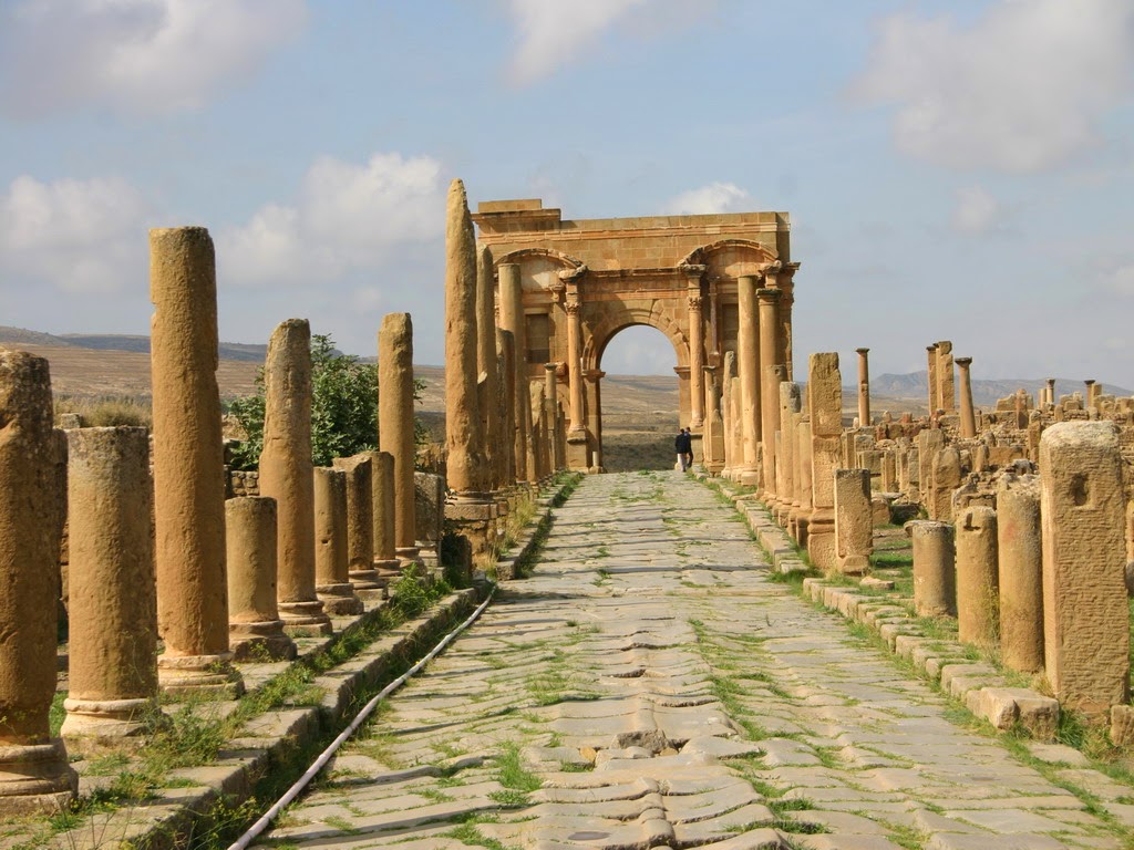 The ruins of Timgad ,Algeria | World Monument Guide