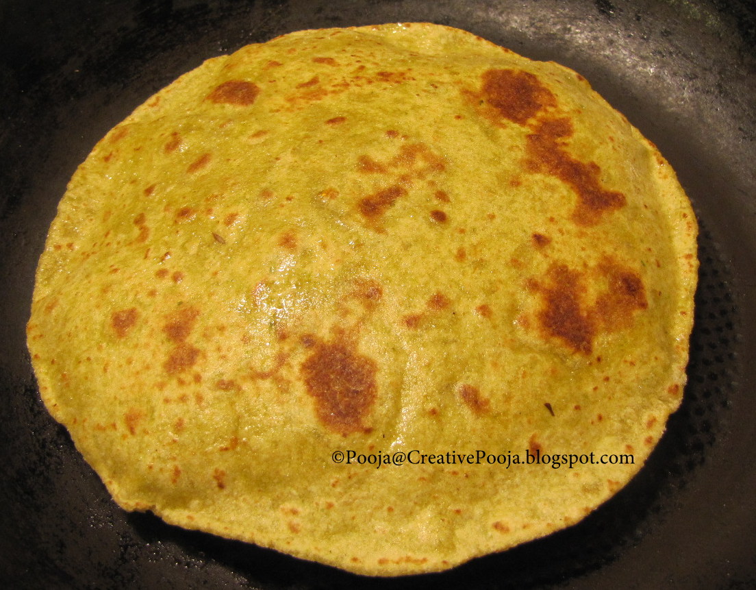 My Creative Ideas: Spring Onion Paratha- Indian flat bread with Spring ...