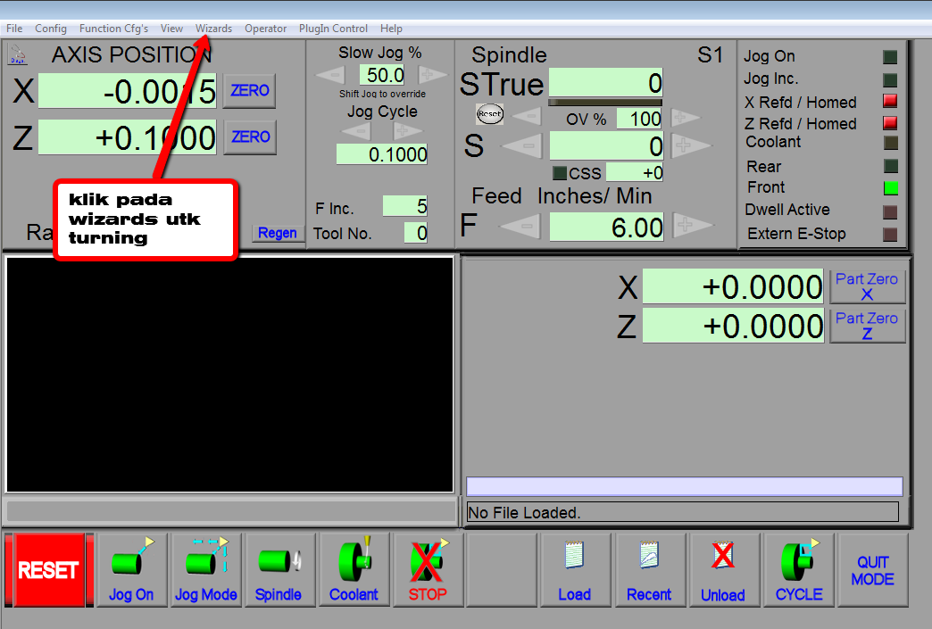 DIY CNC MACHINE: Menggunakan wizards untuk MACH 3 controller