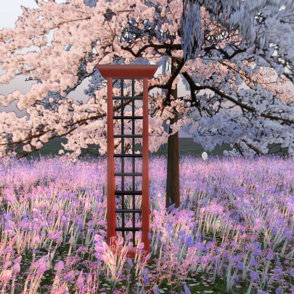 Trowix: Oriental Garden Trellis & Accent