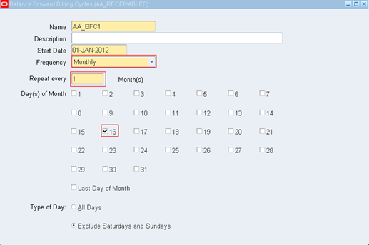 Oracle Applications: Oracle Receivables Balance Forward Billing
