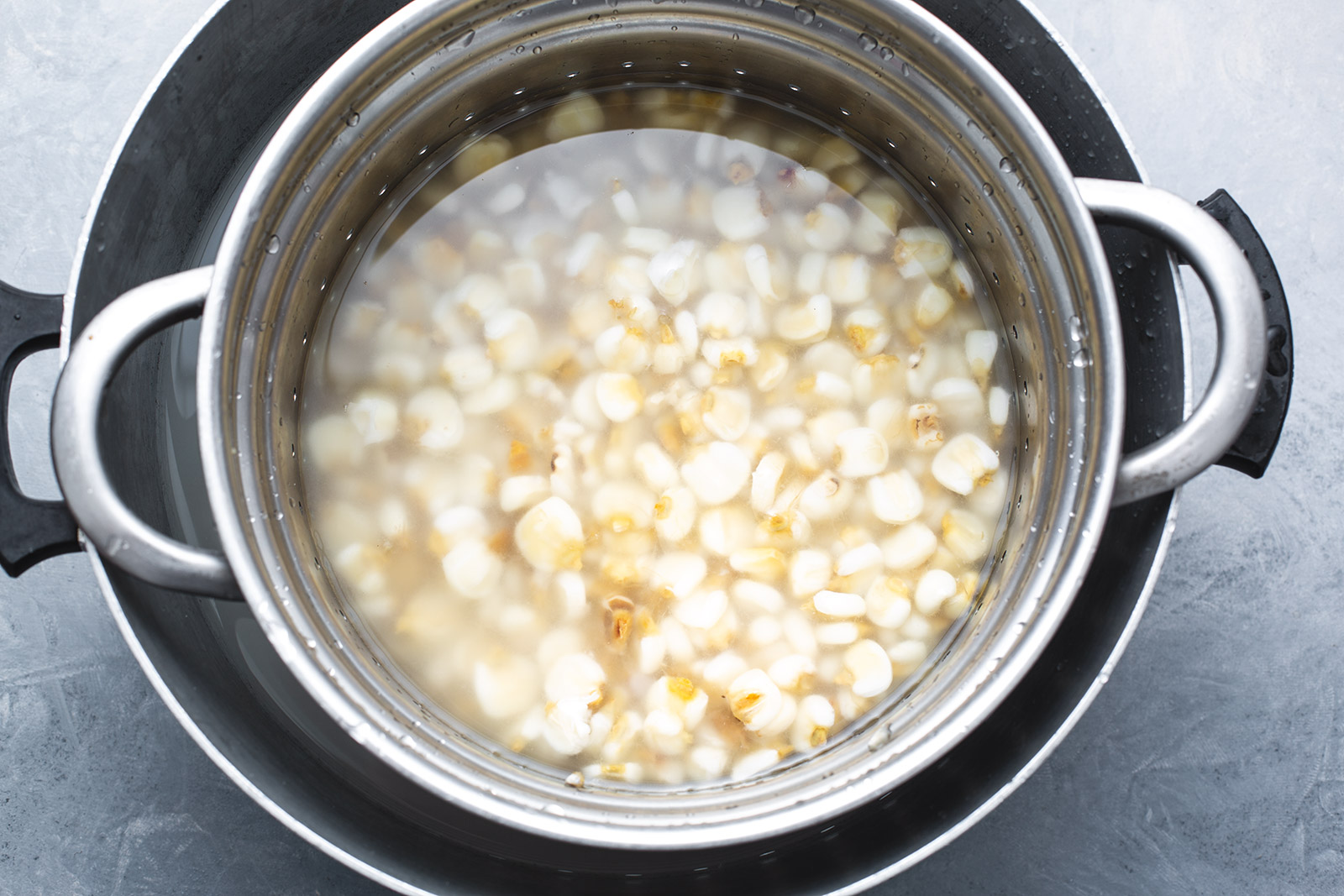 Pozole Blanco {Mexican Hominy and Pork Soup}