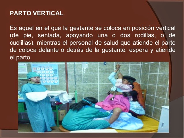 MEDICINA GINECOBSTETRA: POSICIÓN DE PARTO VERTICAL VS HORIZONTAL