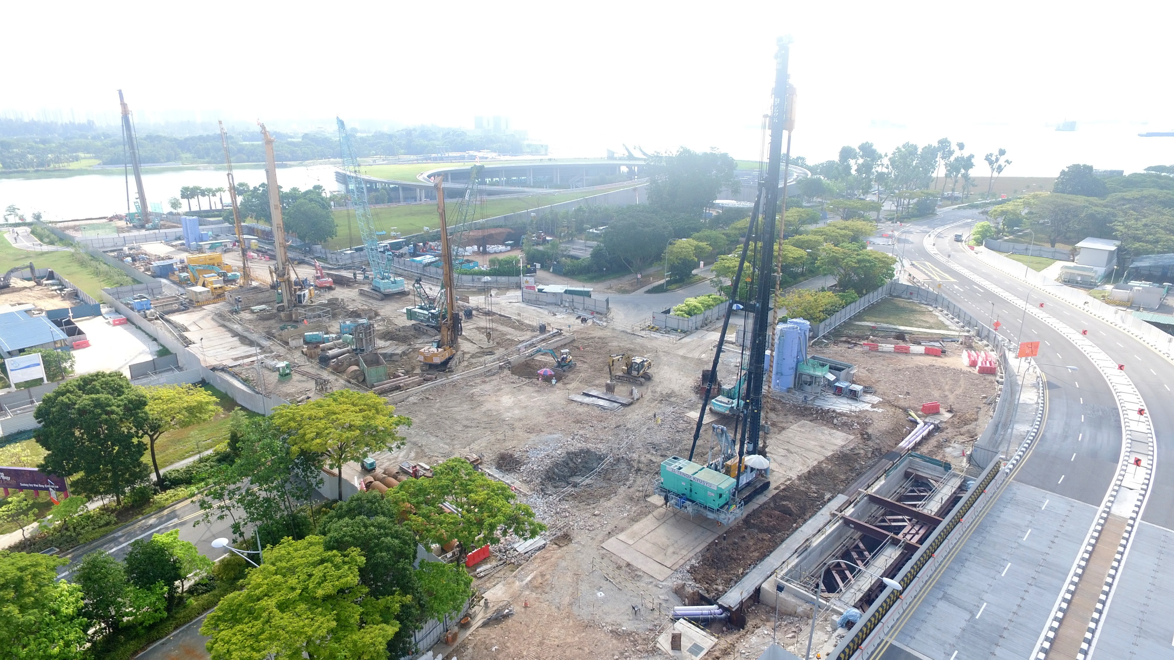 Thomson Line Construction: Gardens By The Bay Excavation