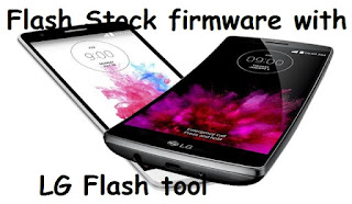 Flash your LG device with LG flash tool