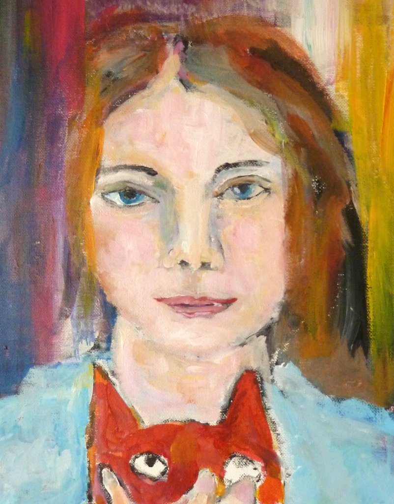 CAMERA EN KWAST: Portret schilderen van vrouw en kat