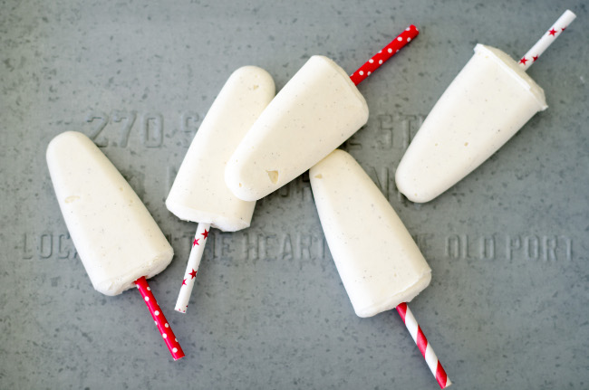 Louise´s Spis: Creamy Vanilla Yoghurt Ice Cream Pops (Lyxiga Vanilj ...