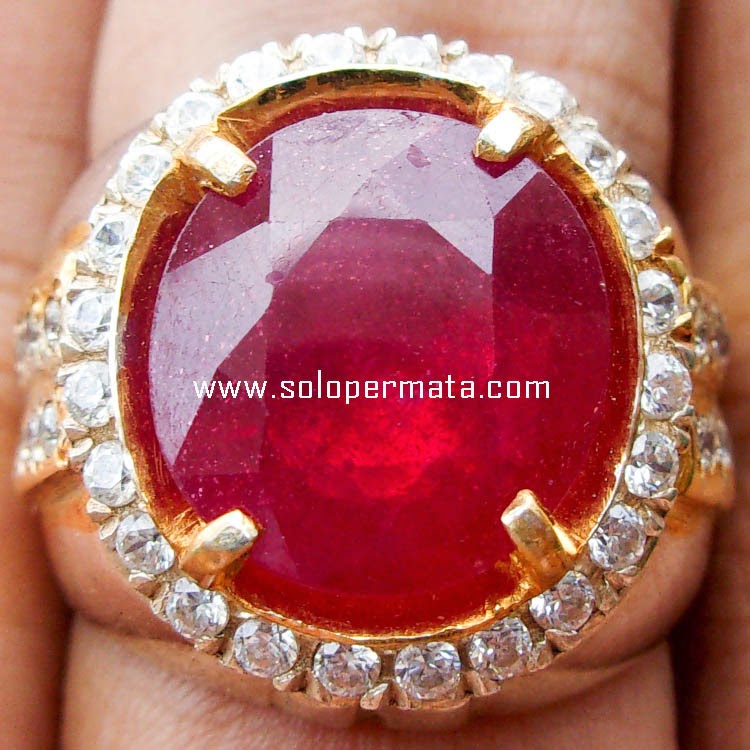 Cincin Batu Permata Ruby - Sp105 | Merah Delima Asli | Toko Batu ...