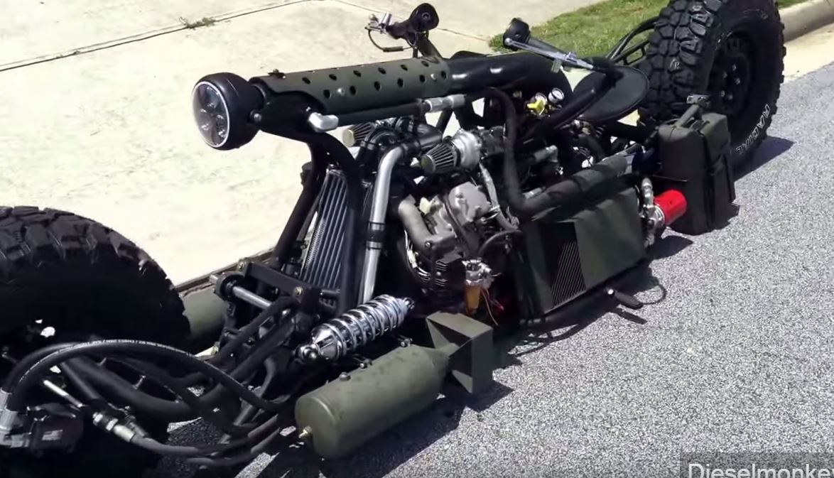 Just A Car Guy: the latest cool motorcycle creation, the AWD ...