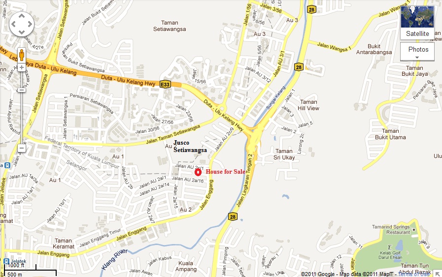 ZAM HARTANAH PROPERTY 2U: 2 Stry Taman AU2 dekat Jusco Setiawangsa , KL