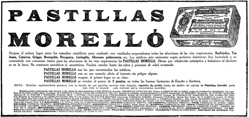 QUINA LA FEM?: [1840] Les pastilles mentolades (gairebé) pallareses