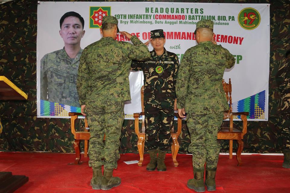change of command ceremony of 19th Infantry (Commando) Battalion - 8th ...