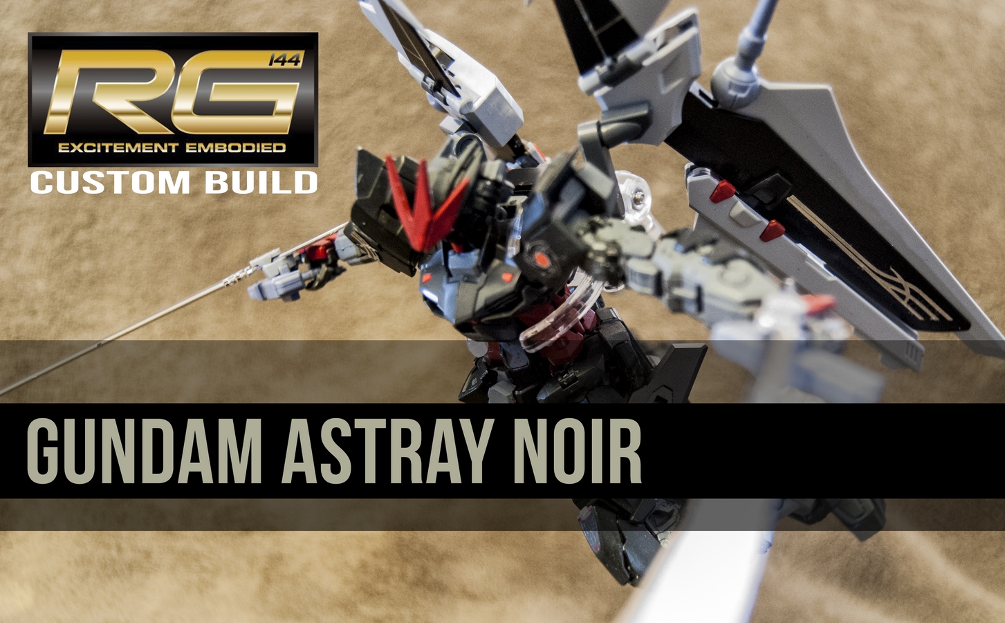 Custom Build: RG 1/144 Gundam Astray Noir