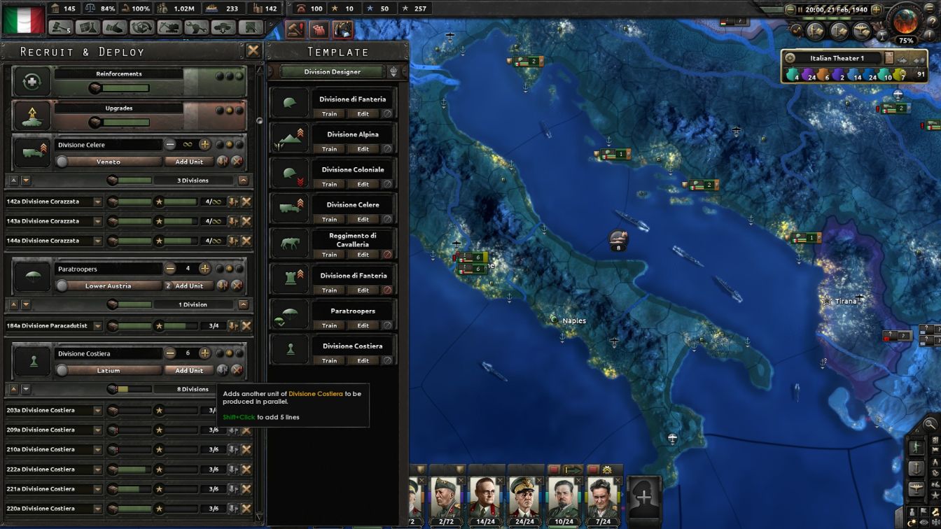 Italy - HOI4 - Further Escalation