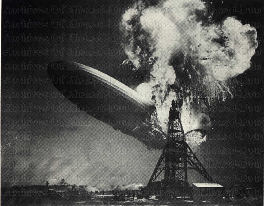 Archives of Khazad-Dum: Sam Shere - Explosion of the Hindenburg - 1937