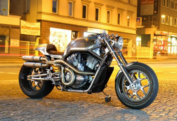 Harley-Davidson V-Rod Cafe Racer by DR Mechanik - Mecânica Moto show